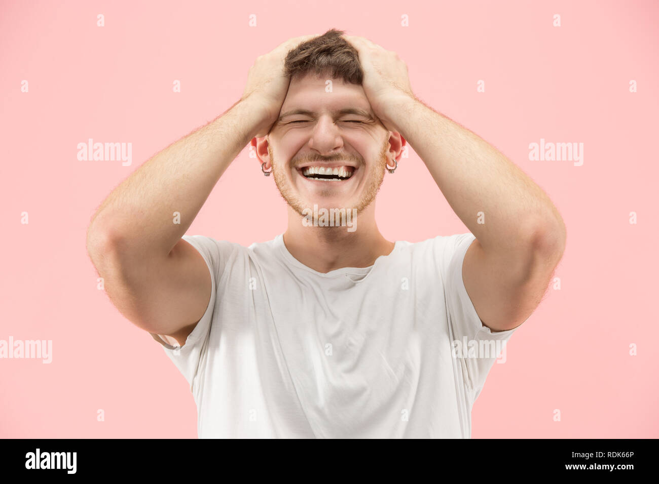 I won. Winning success happy man celebrating being a winner. Dynamic ...