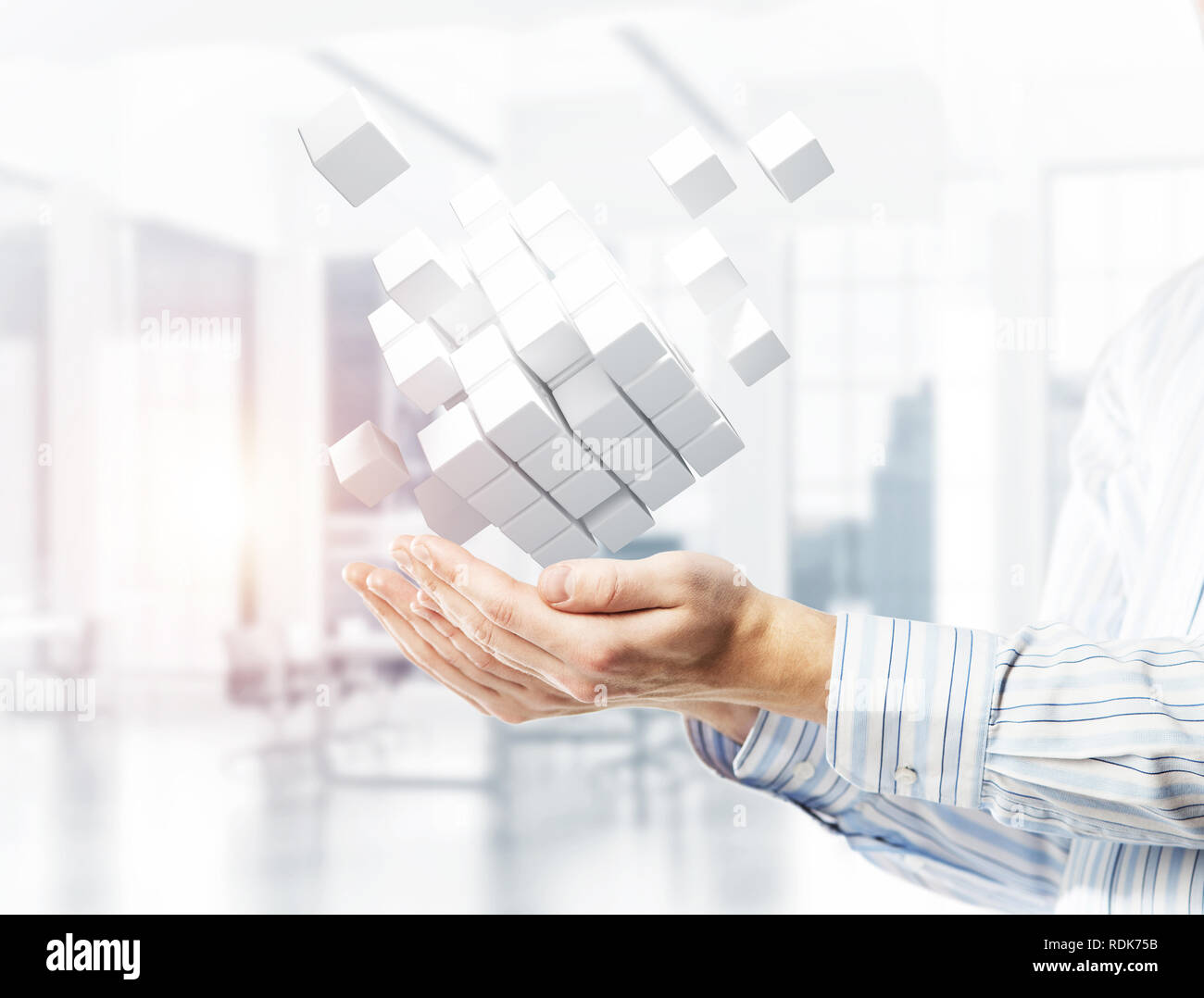 Concept of technology integration and innovation presented by cu Stock ...