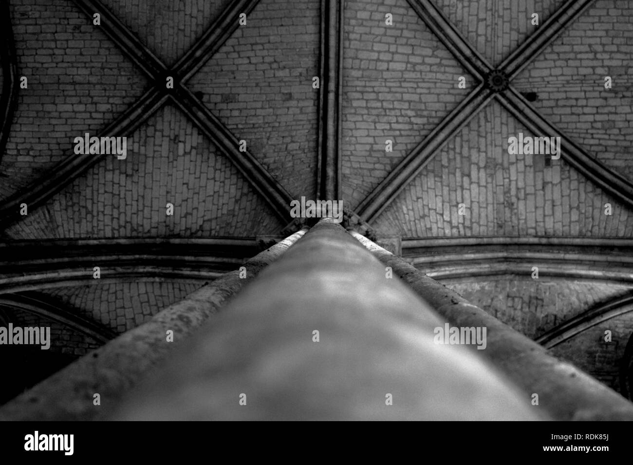 Typical church interior Black and White Stock Photos & Images - Alamy