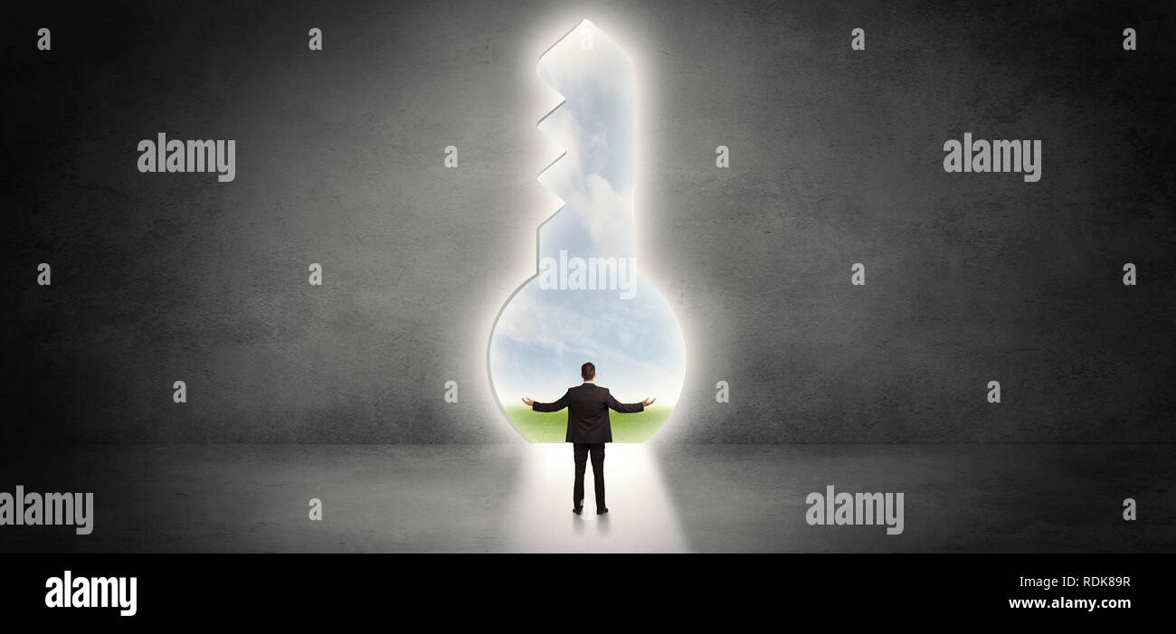 Big door key hole hi-res stock photography and images - Alamy