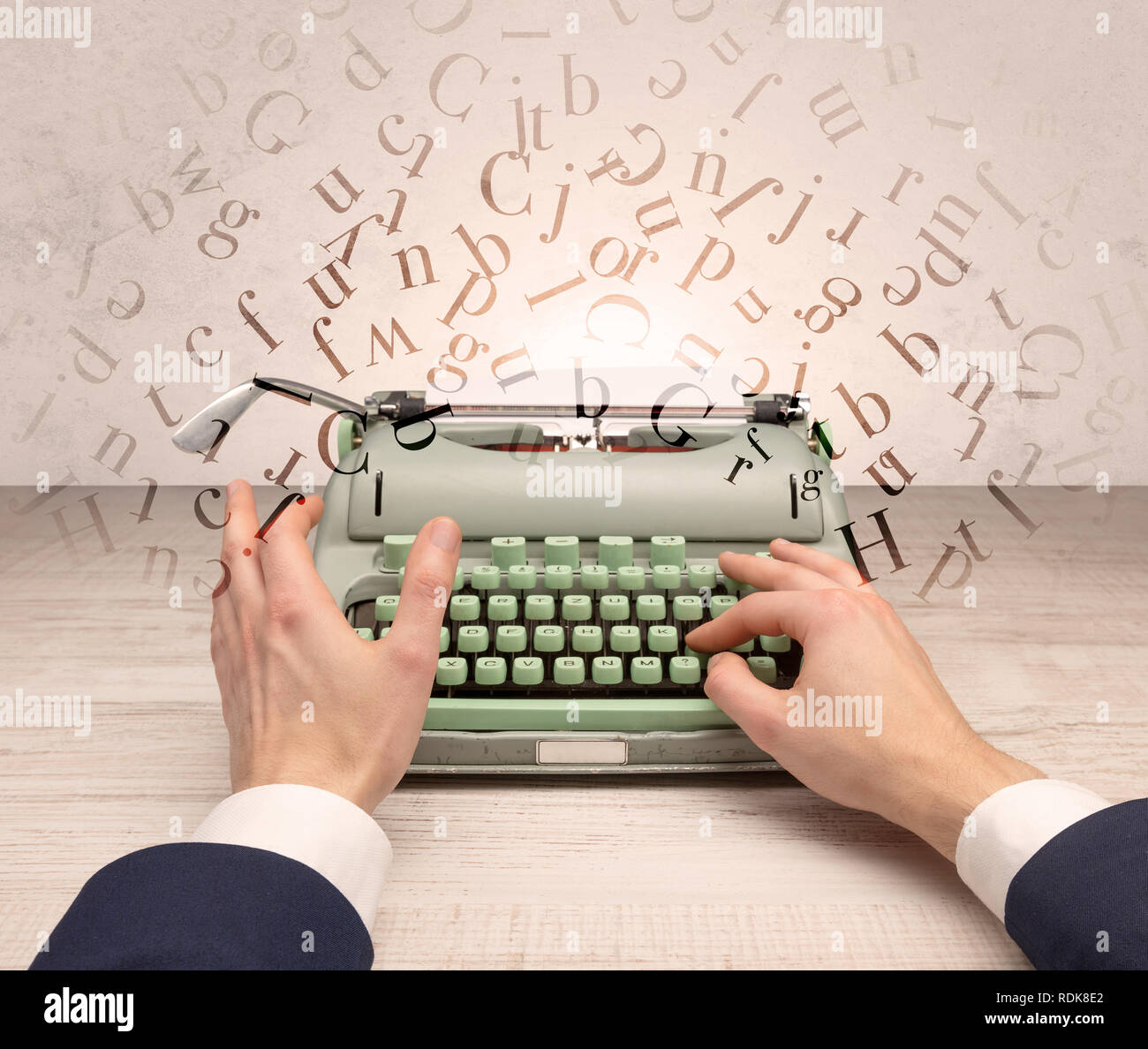 First type writing machine hi-res stock photography and images - Alamy