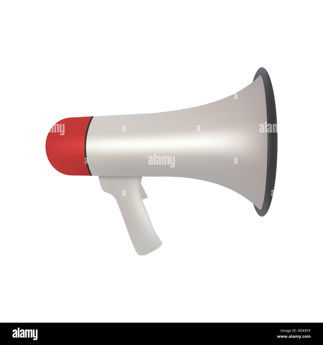 Megaphone isolated on white background. Vector illustration Stock ...