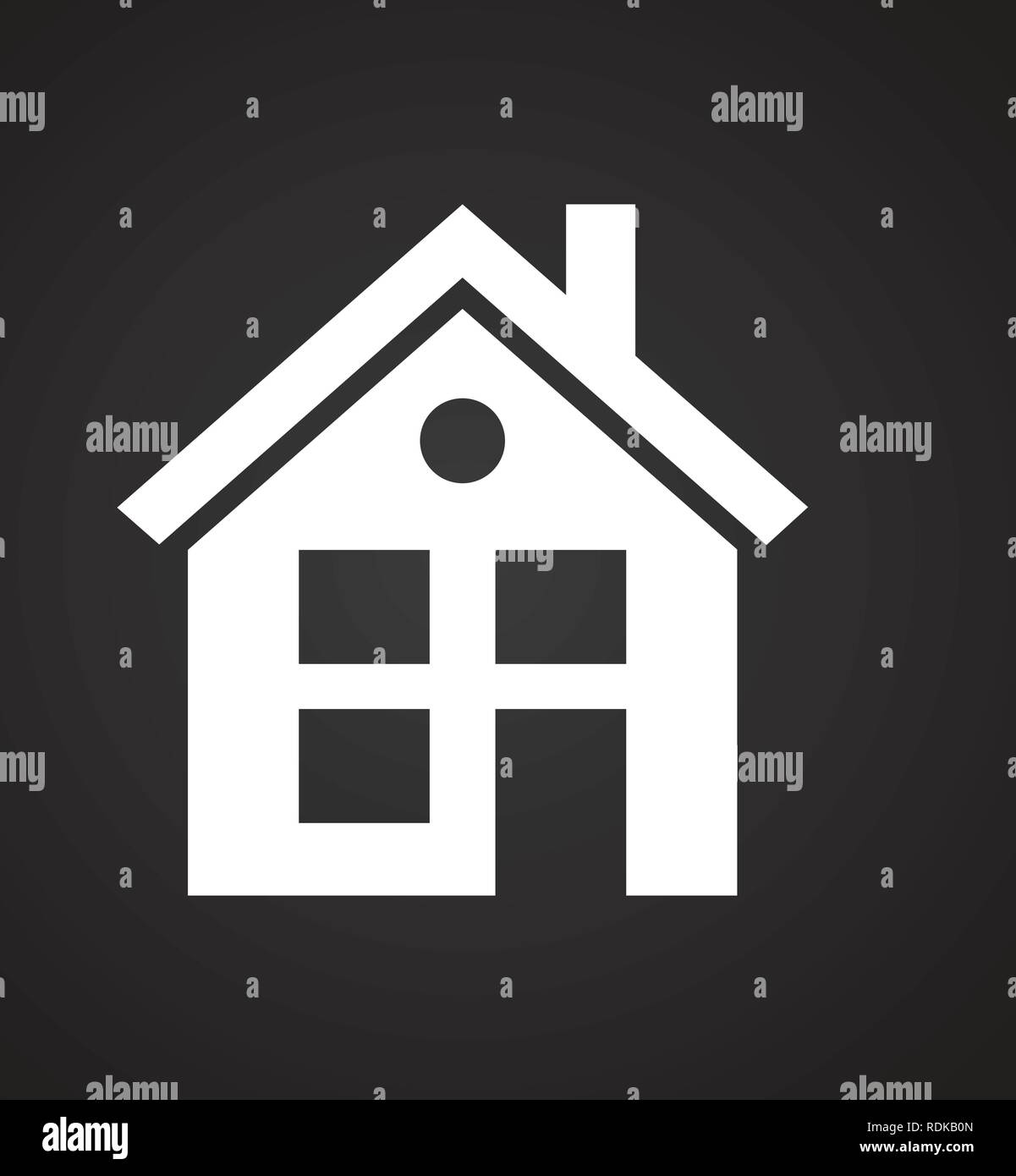 Black Home Icons For Website