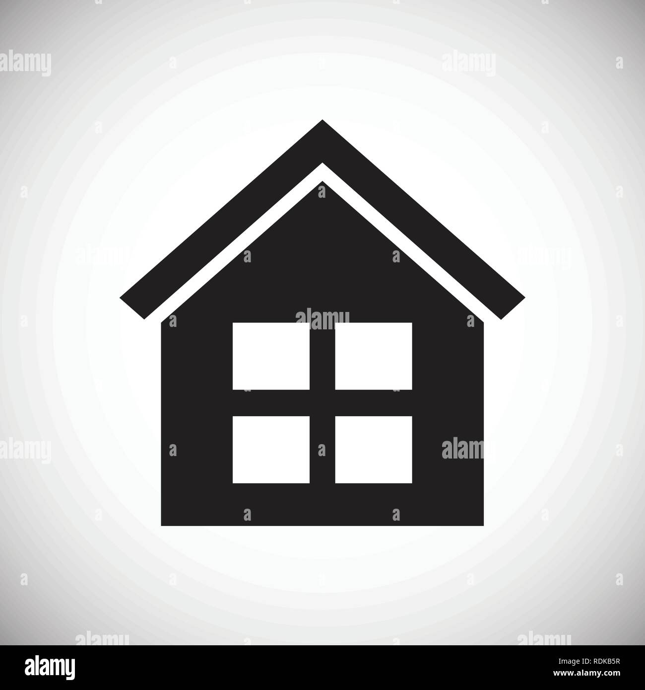 Home icon on white background for graphic and web design, Modern simple ...