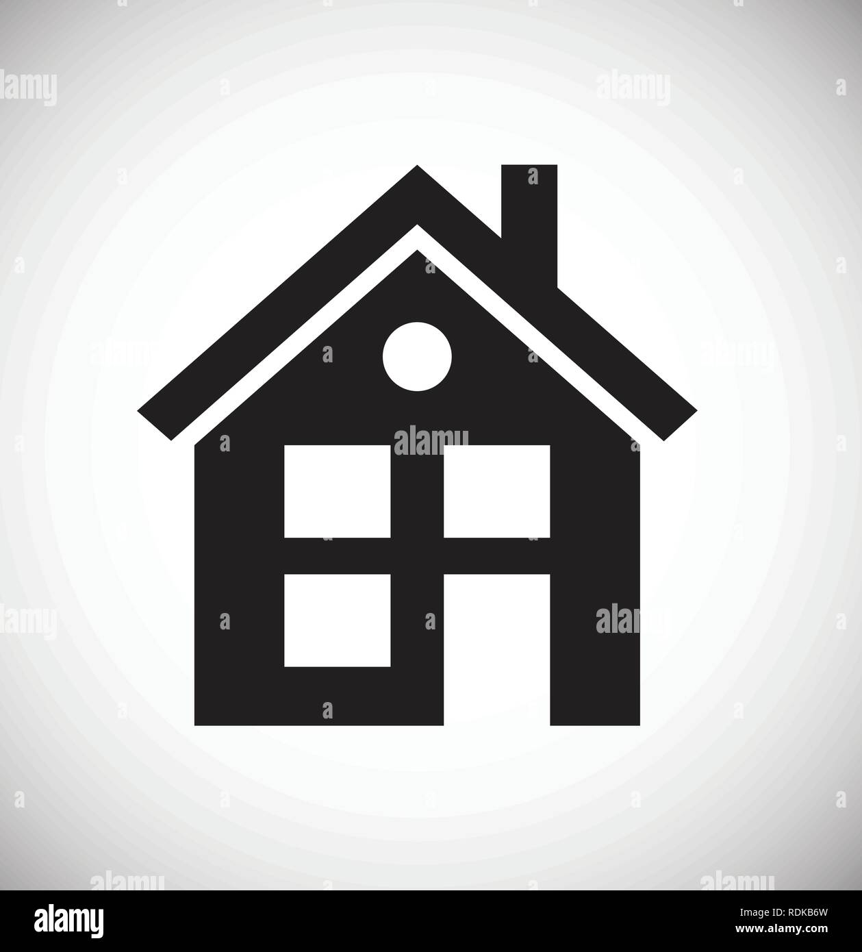 Home icon on white background for graphic and web design, Modern simple ...