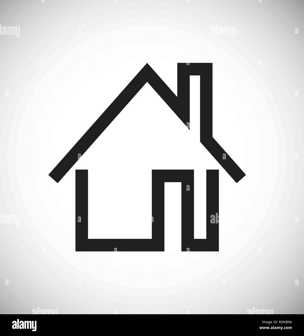 Home icon on white background for graphic and web design, Modern simple ...