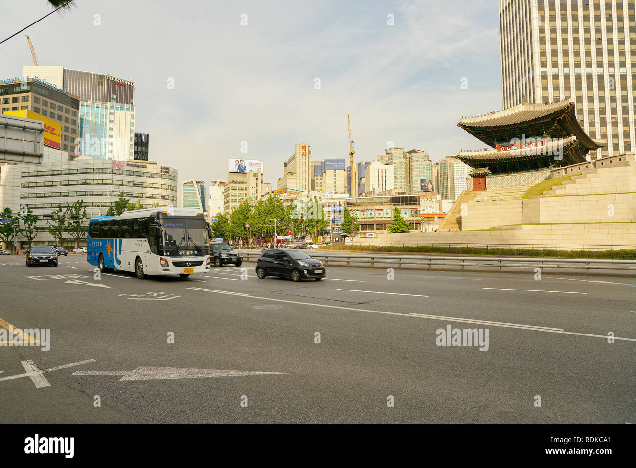 SEOUL, SOUTH KOREA - CIRCA MAY, 2017: Seoul urban landscape. Seoul ...