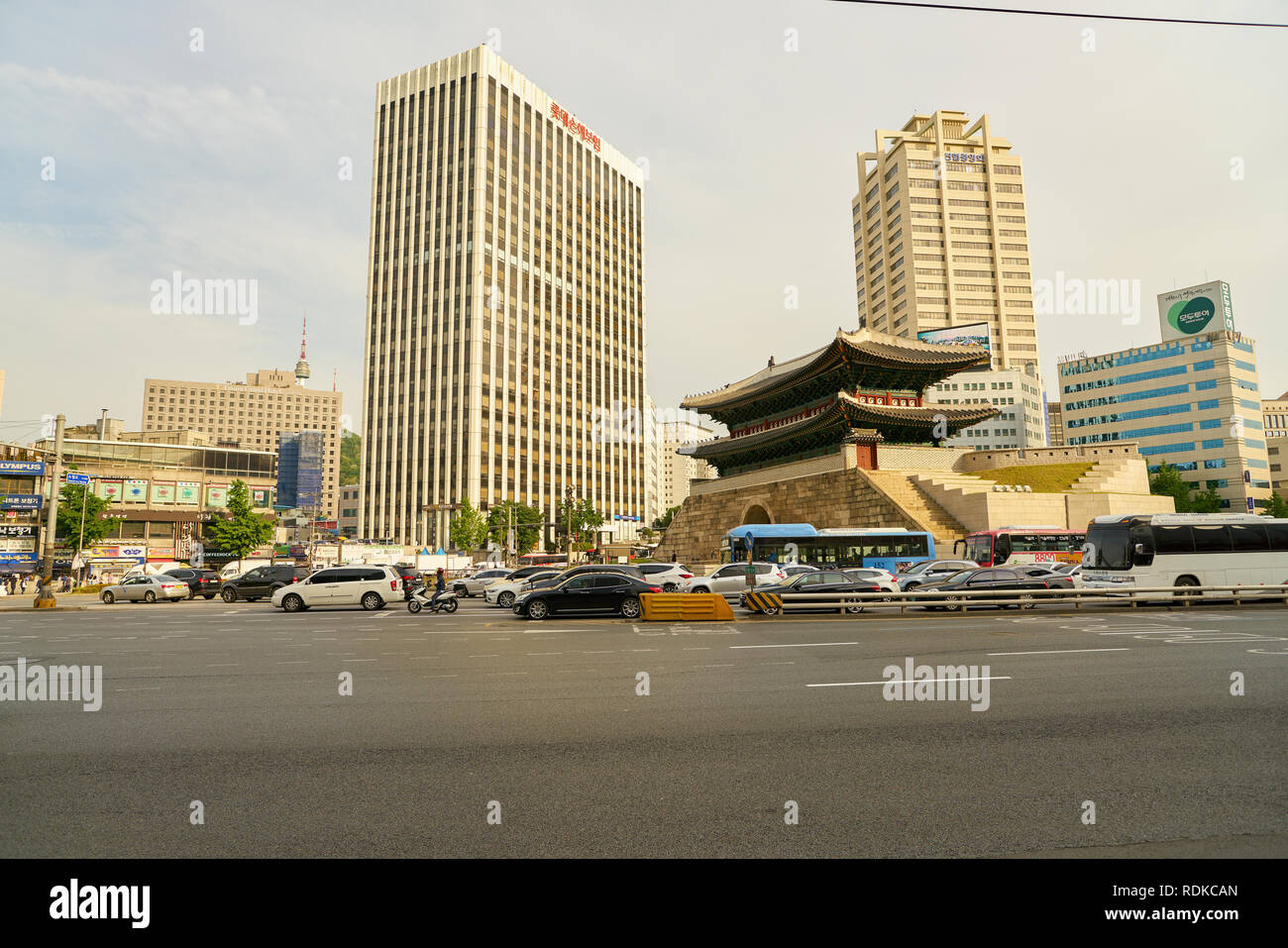 SEOUL, SOUTH KOREA - CIRCA MAY, 2017: Seoul urban landscape. Seoul ...