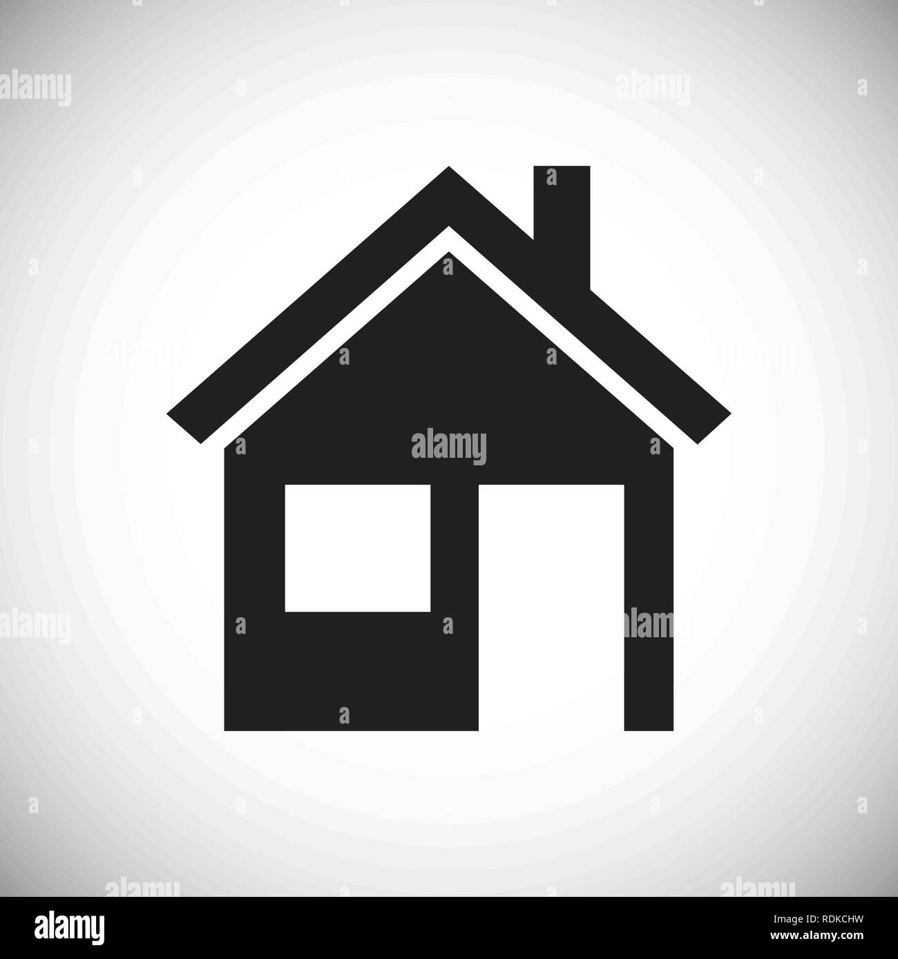 Home icon on white background for graphic and web design, Modern simple ...