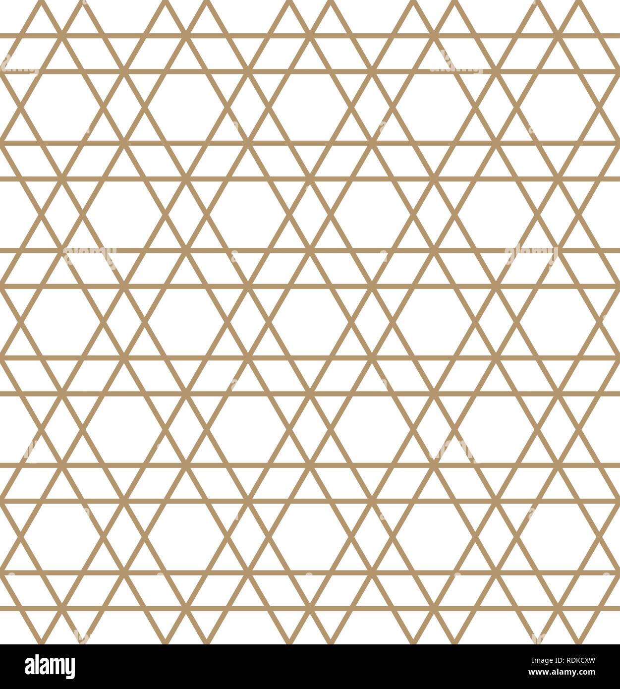 Abstract Geometric Seamless pattern .Brown lines on white background ...