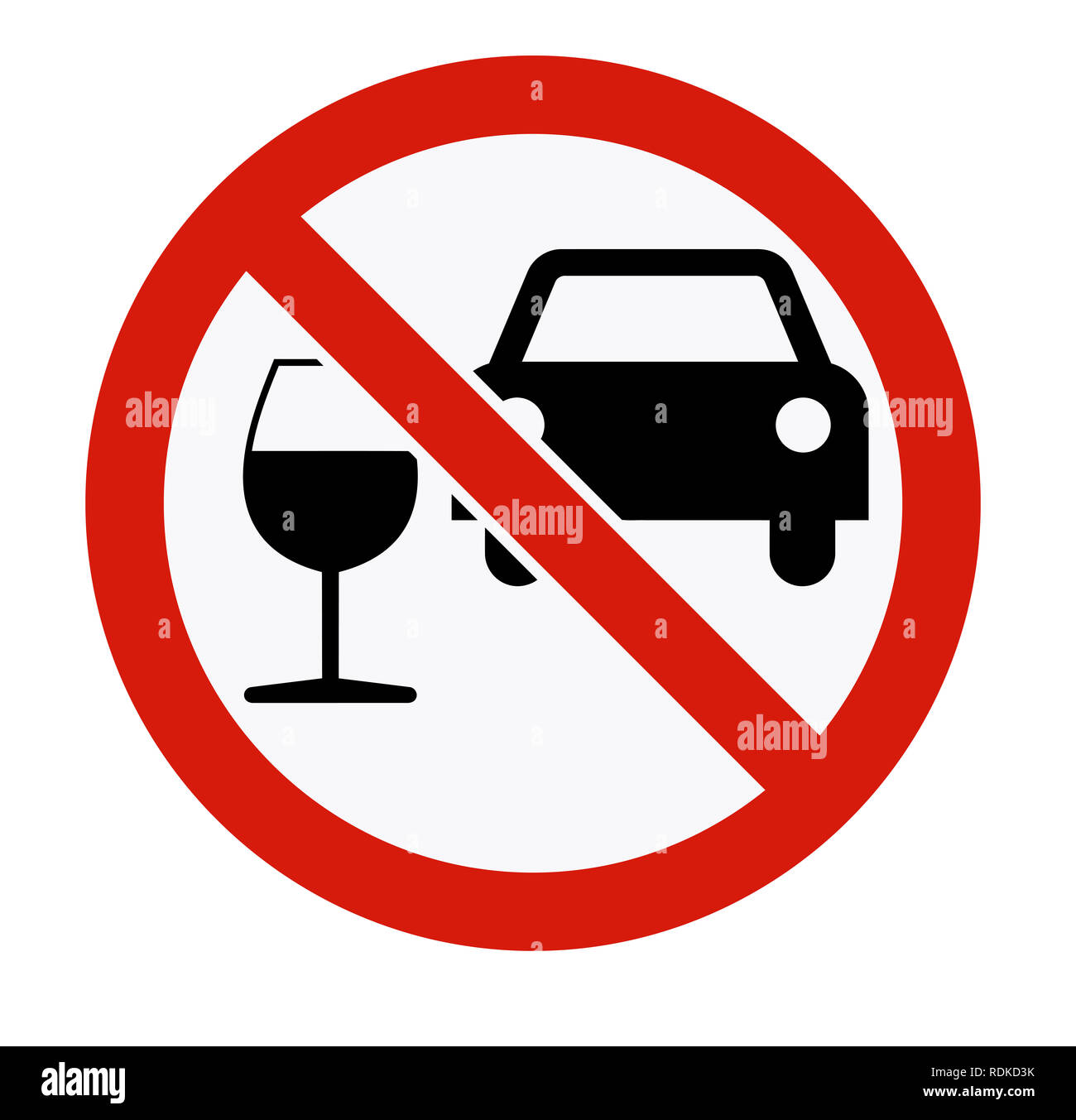Drunk driving sign hi-res stock photography and images - Alamy
