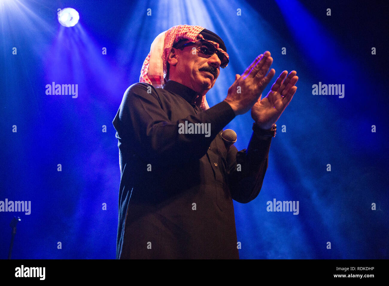 Norway, Oslo - Januar 10, 2019. The Syrian singer, songwriter and ...