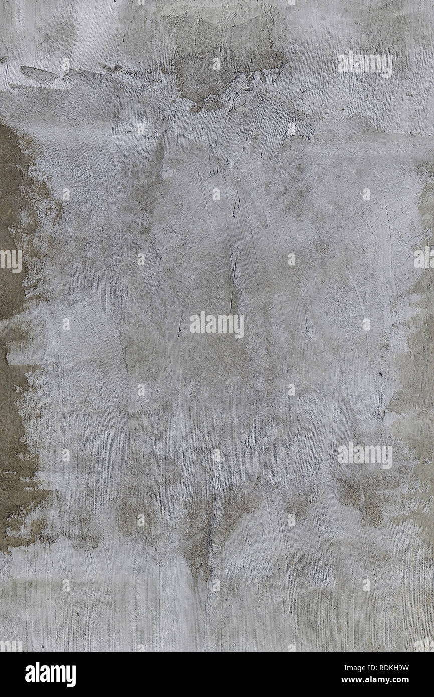 Smooth concrete surface with traces of plaster Stock Photo - Alamy