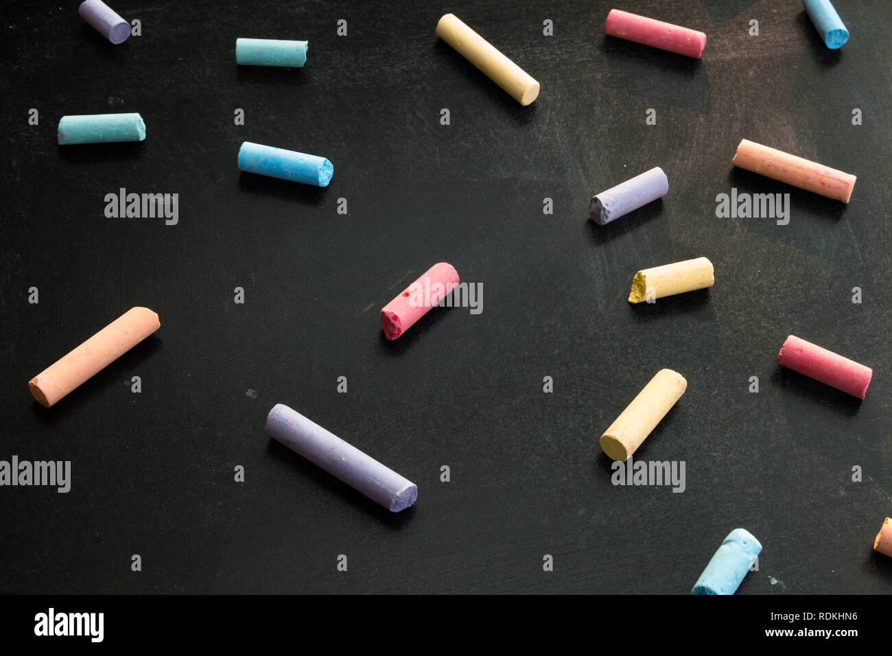 Group kids chalk hi-res stock photography and images - Alamy