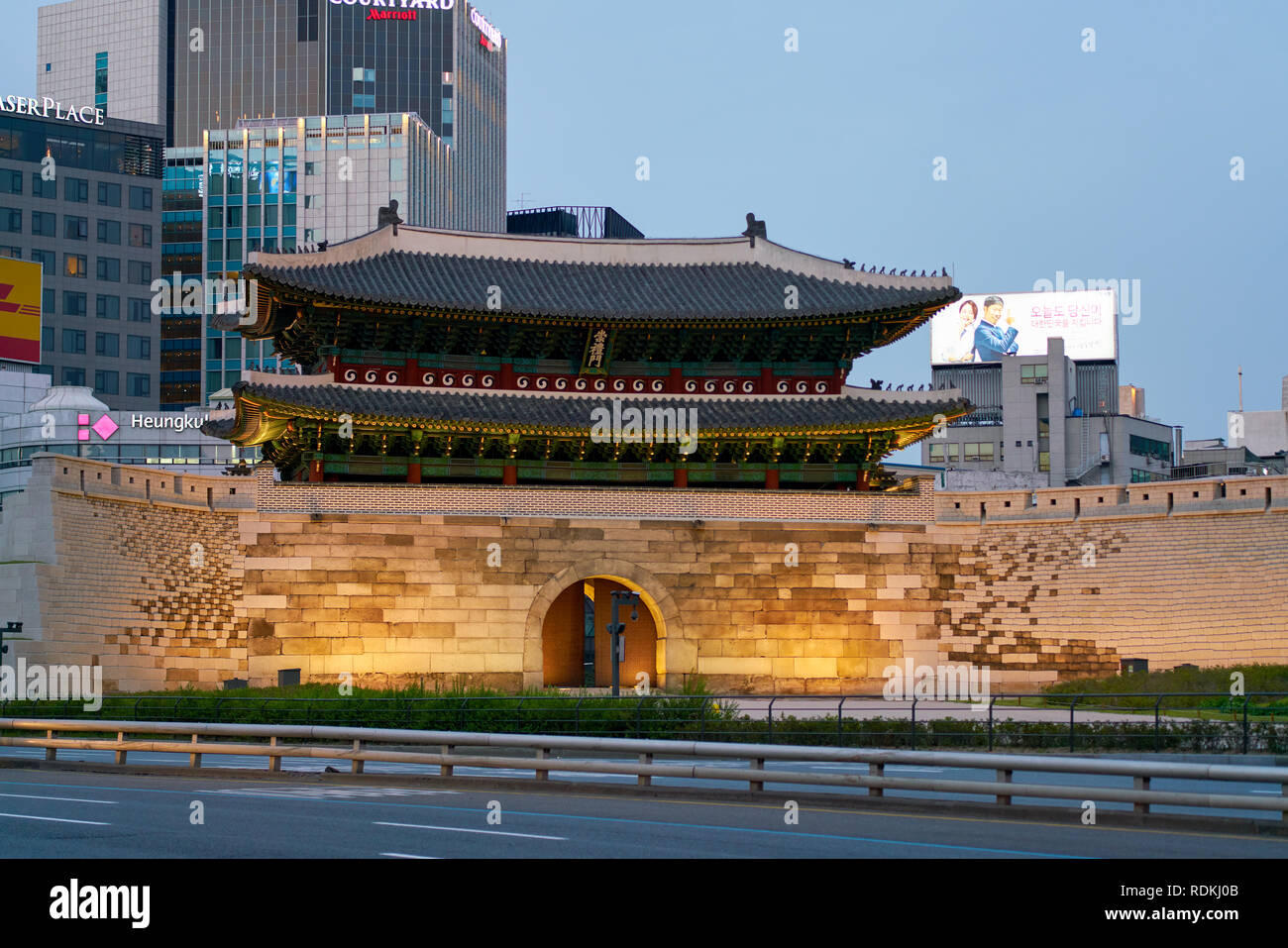 SEOUL, SOUTH KOREA - CIRCA MAY, 2017: Namdaemun Gate in Seoul ...