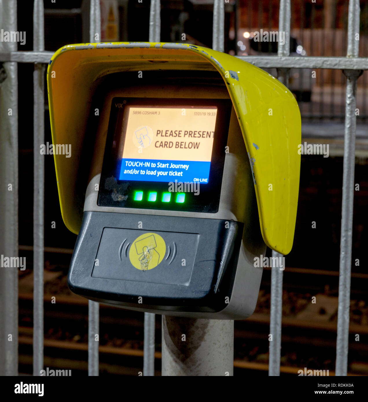 Ticket card rteader hi-res stock photography and images - Alamy