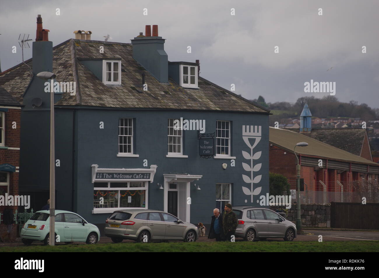 The Welcome Cafe, Exeter Quay, Devon, UK Stock Photo - Alamy