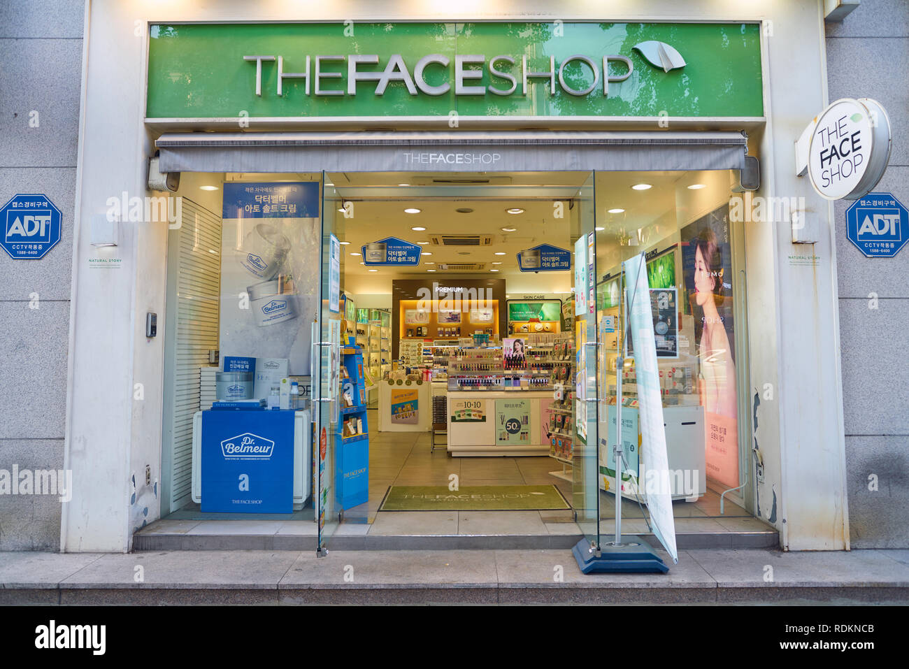 SEOUL, SOUTH KOREA - CIRCA MAY, 2017: The Face Shop store in Seoul ...