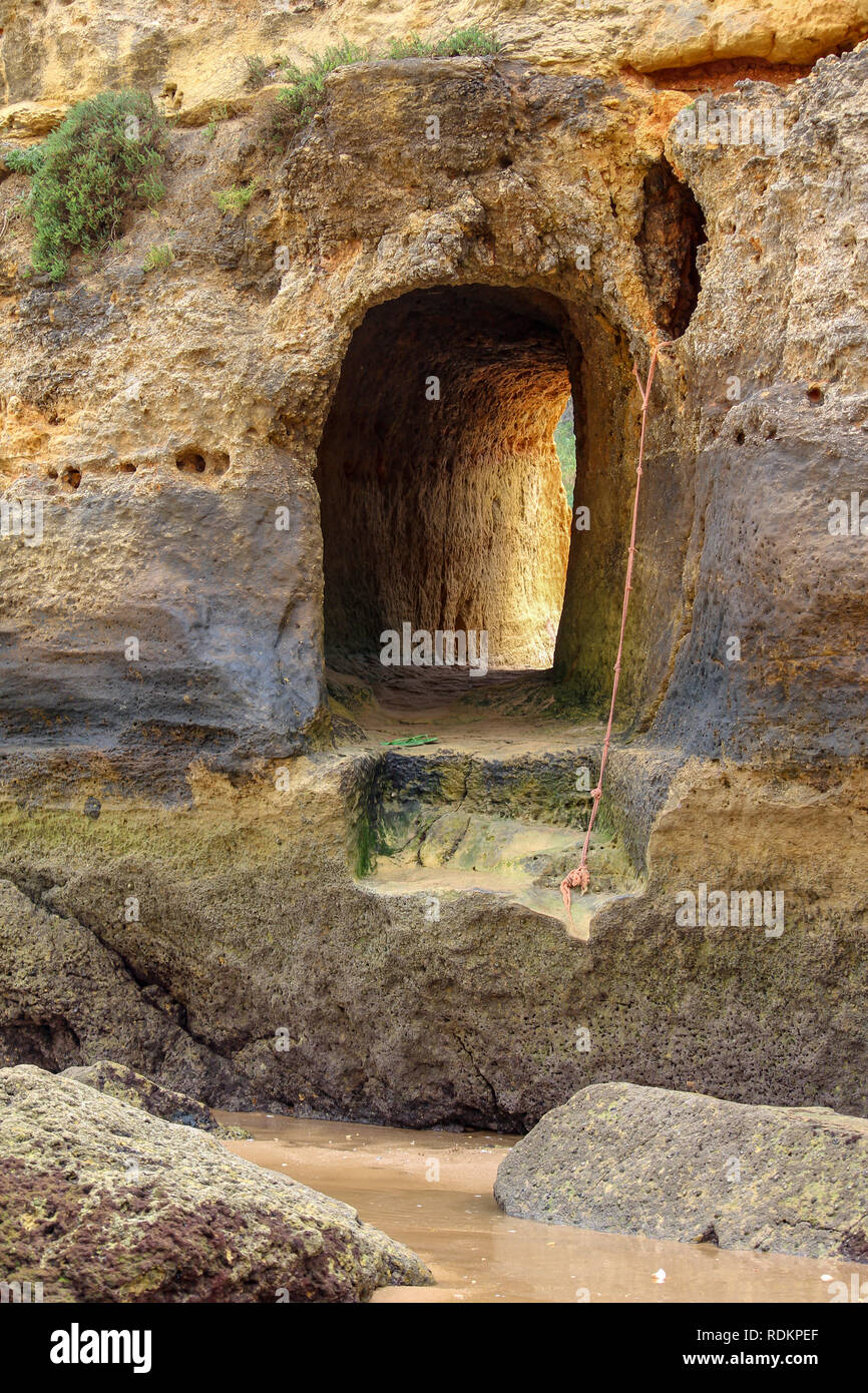 Cliff with hole hi-res stock photography and images - Alamy