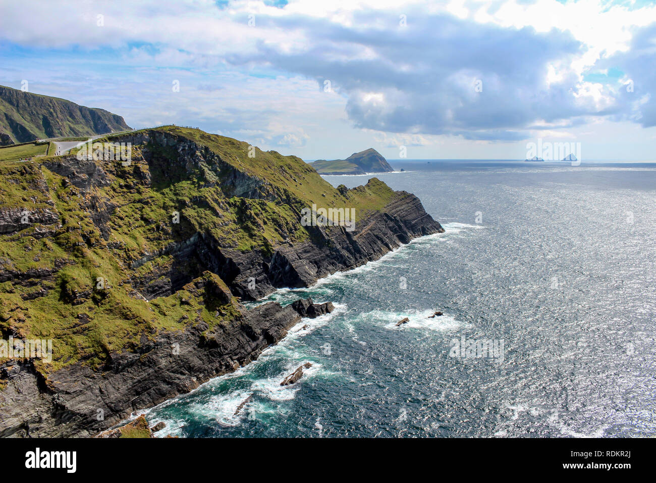 The Cliffs of Kerry, Ireland Stock Photo - Alamy