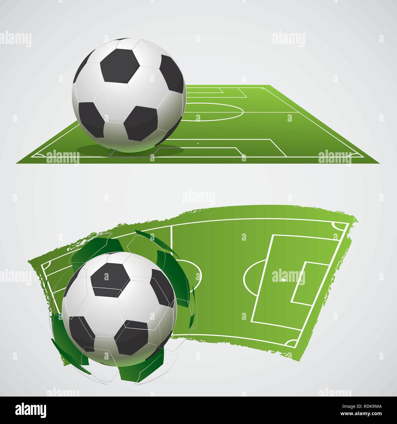 Logo stadium green football Stock Vector Images - Alamy