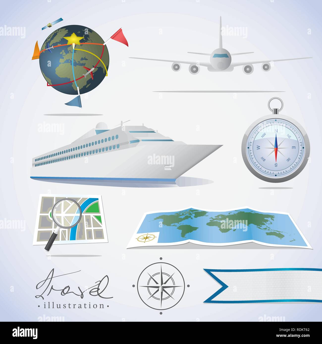 Types of path Stock Vector Images - Alamy