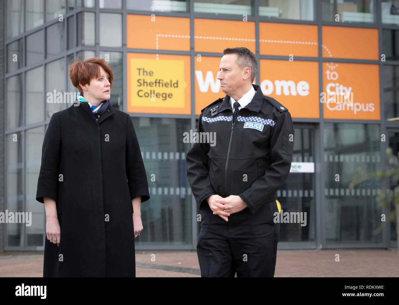 Angela Foulkes, chief executive and principal of The Sheffield College ...