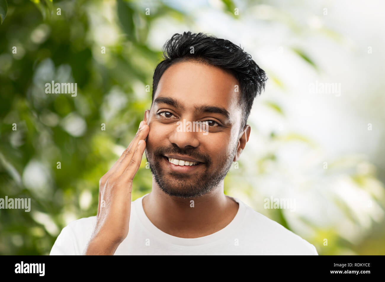 Indian beauty face skincare hi-res stock photography and images - Alamy