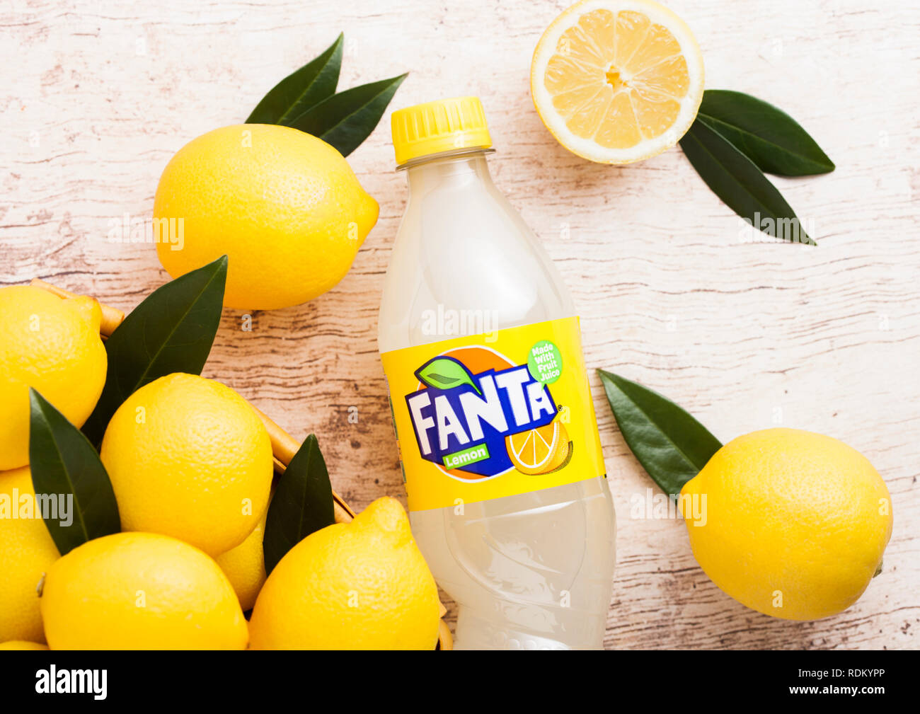 Fanta lemon hi-res stock photography and images - Alamy