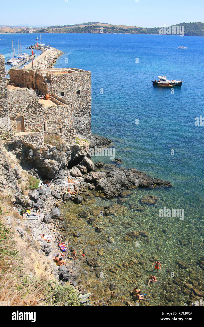 Italy, Tuscany, Grosseto, Talamone village on the sea Stock Photo - Alamy