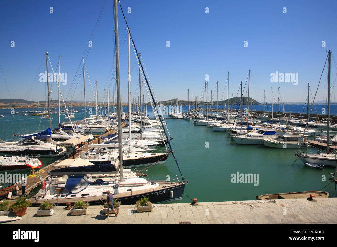Italy, Tuscany, Grosseto, Talamone village on the sea Stock Photo - Alamy