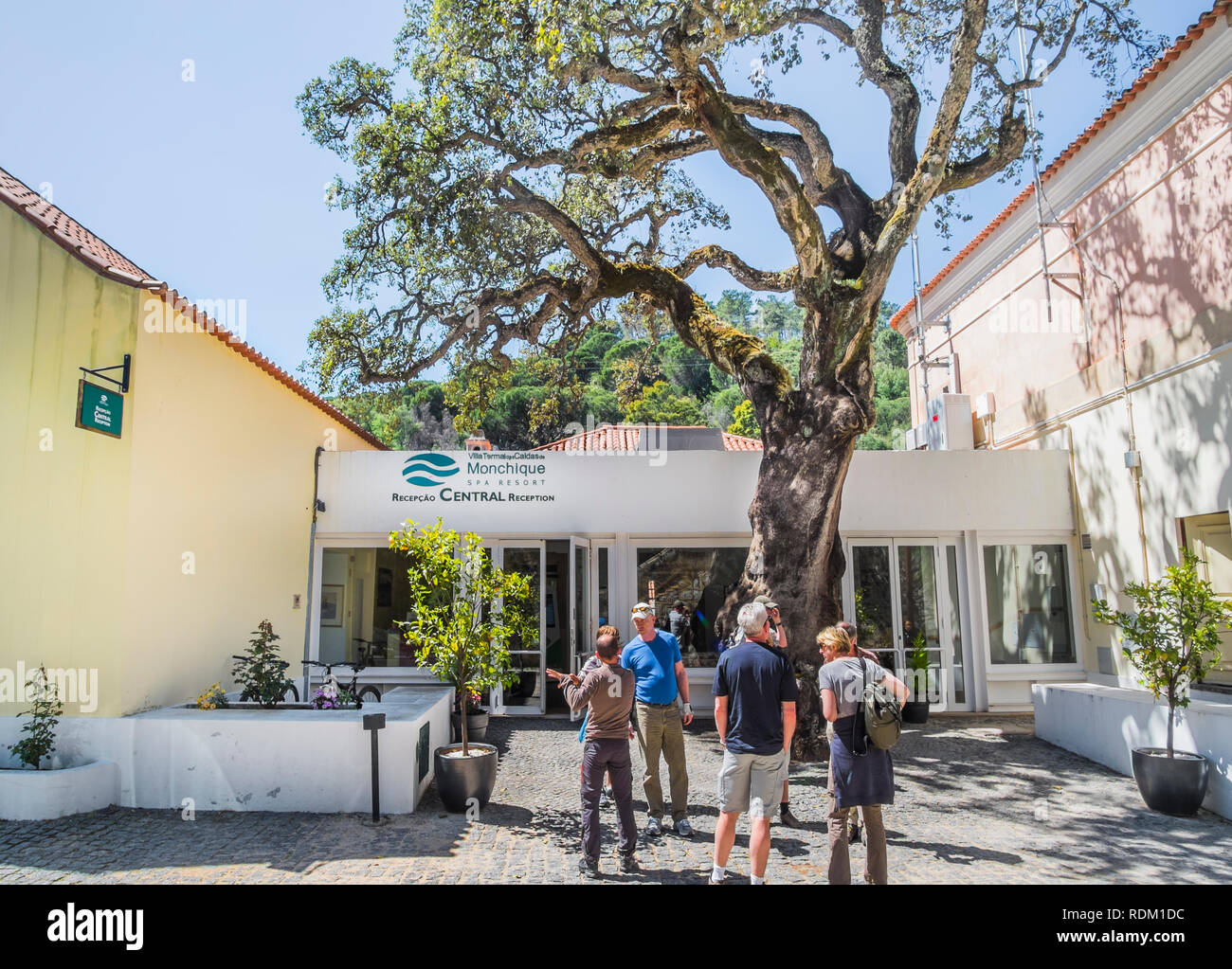 monchique spa resort, central reception center Stock Photo - Alamy