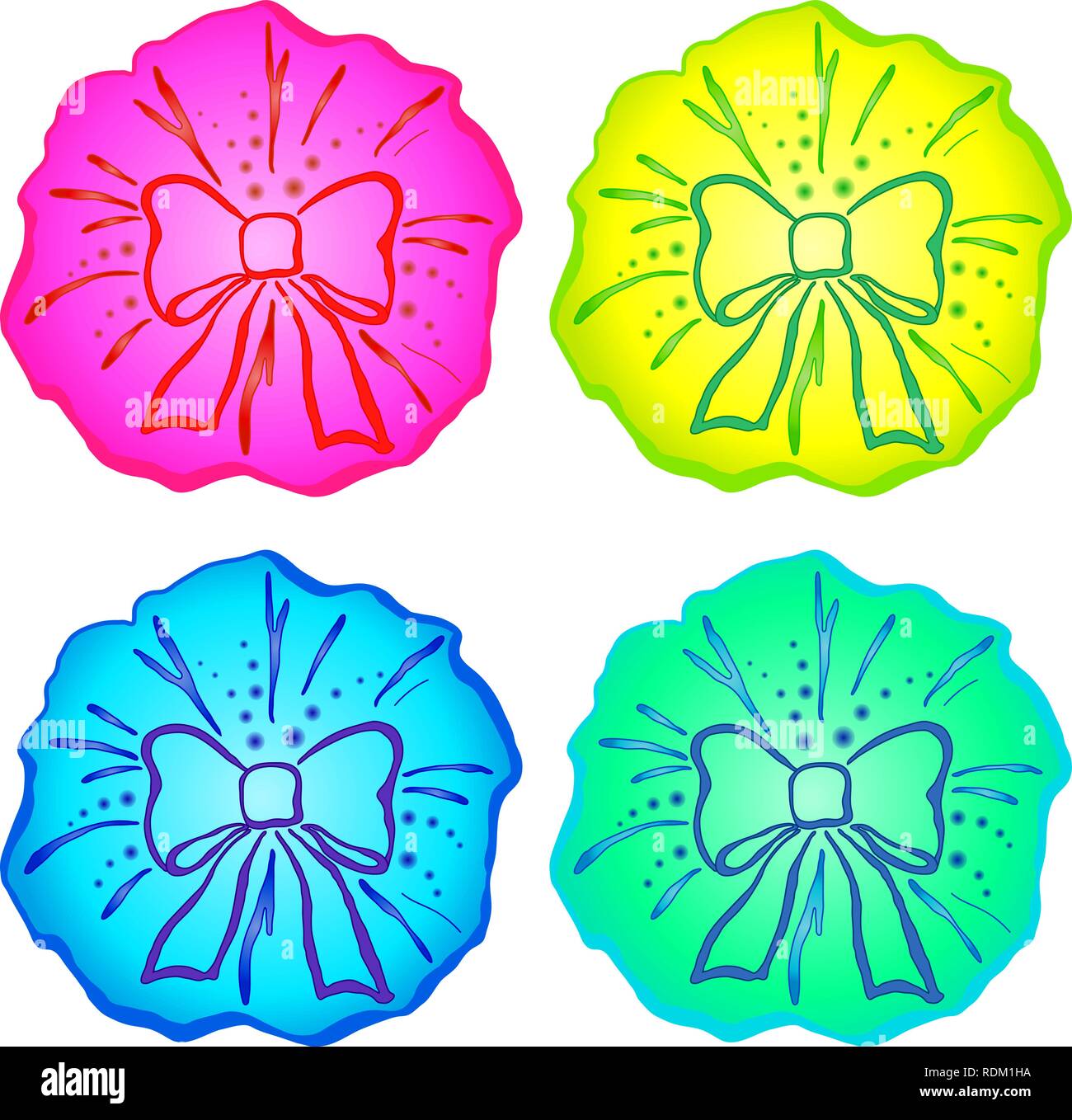 Pretty bow Stock Vector Images - Alamy