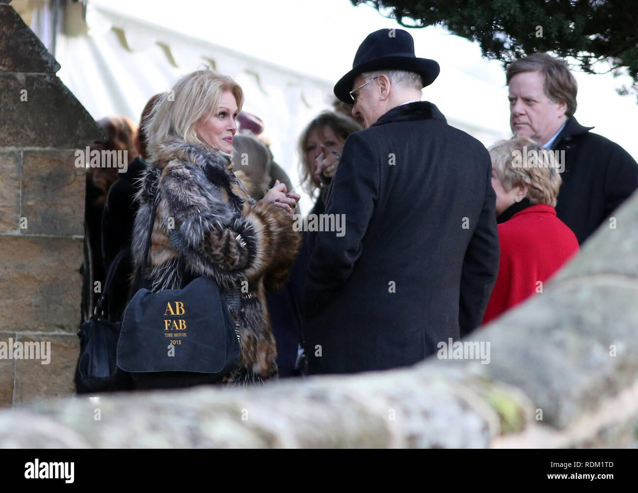 After the funeral of actress june whitfield hi-res stock photography ...