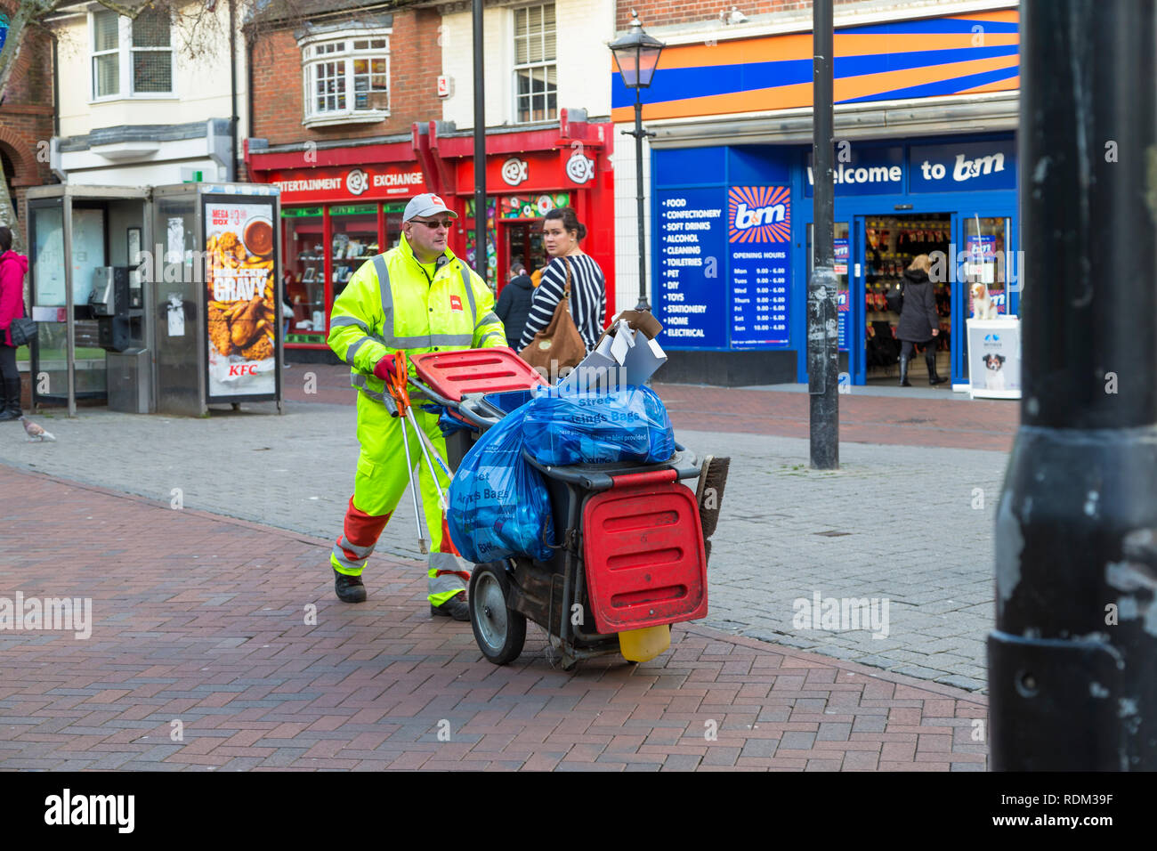 Street Cleaning Cart Stock Photos & Street Cleaning Cart Stock Images ...