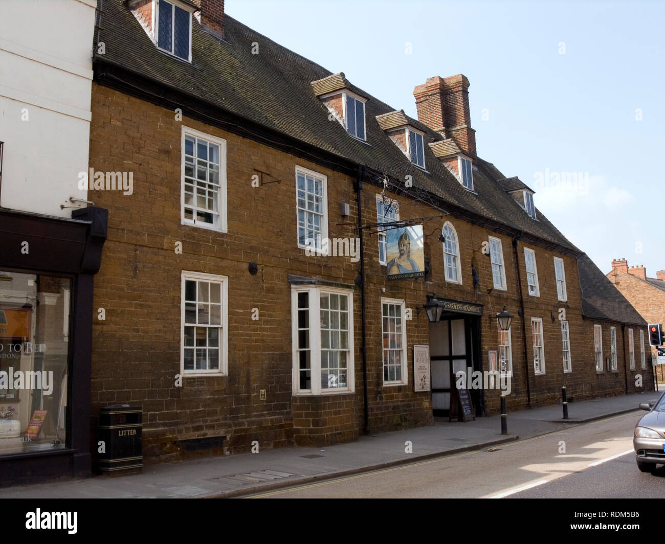 Saracens Head, Towcester Stock Photo - Alamy