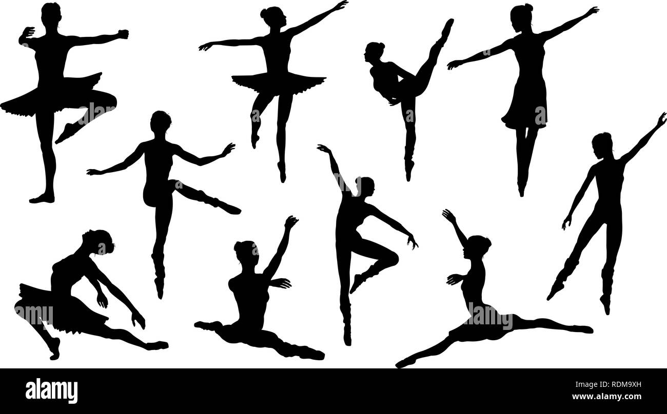 Classical women dancers Stock Vector Images - Alamy