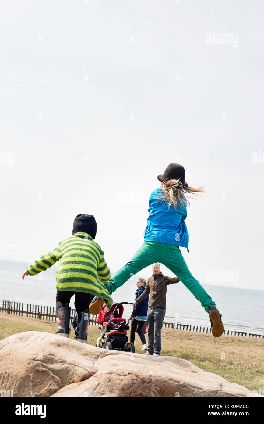 Family having walk together hi-res stock photography and images - Alamy