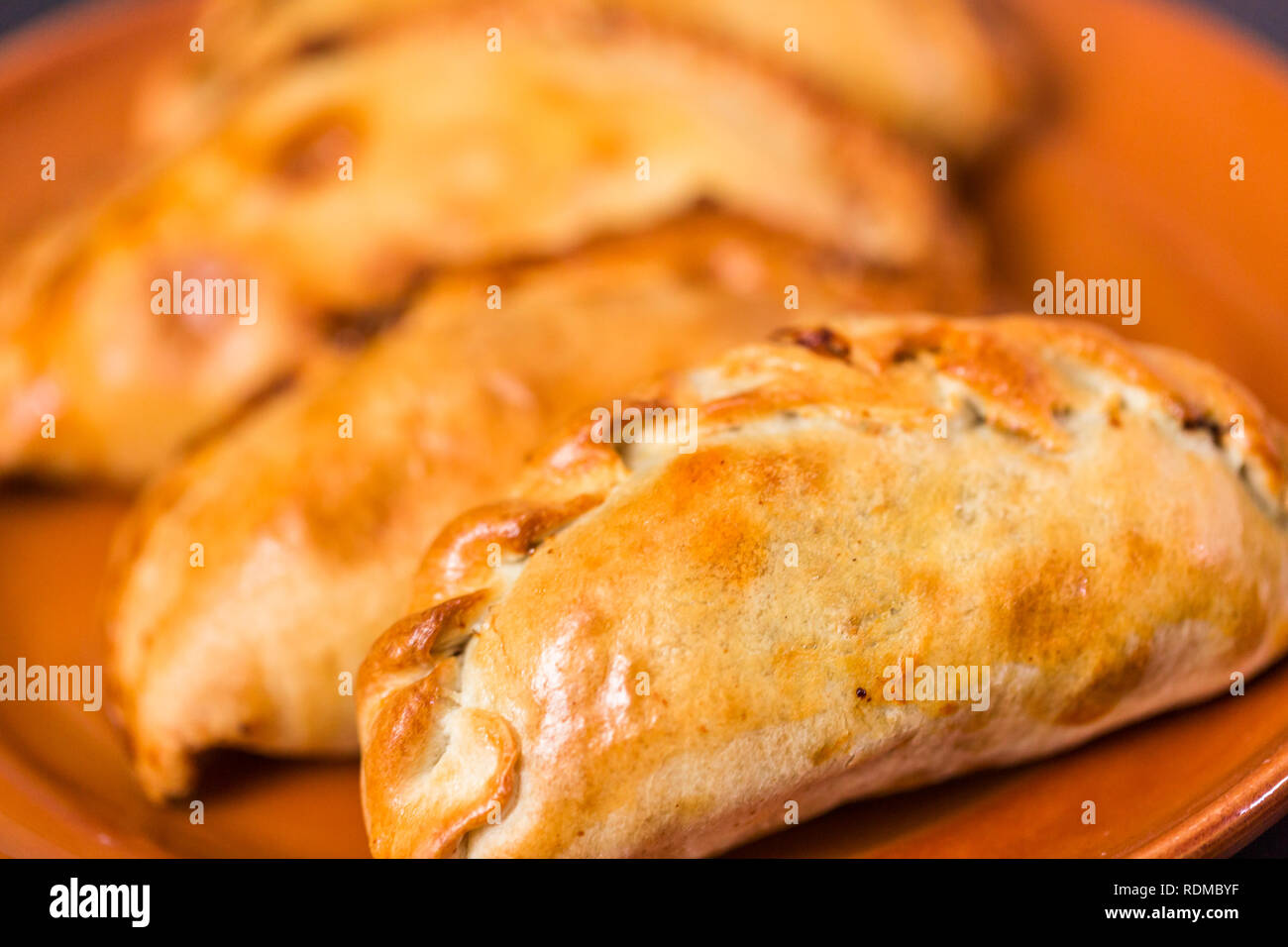 Homemade large empanadas with different staffings Stock Photo - Alamy