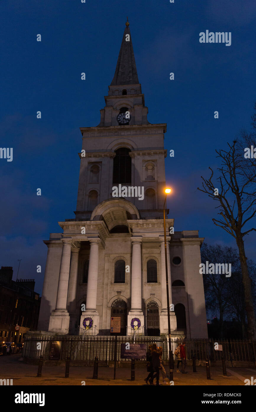 Christ church night spitalfields hi-res stock photography and images ...