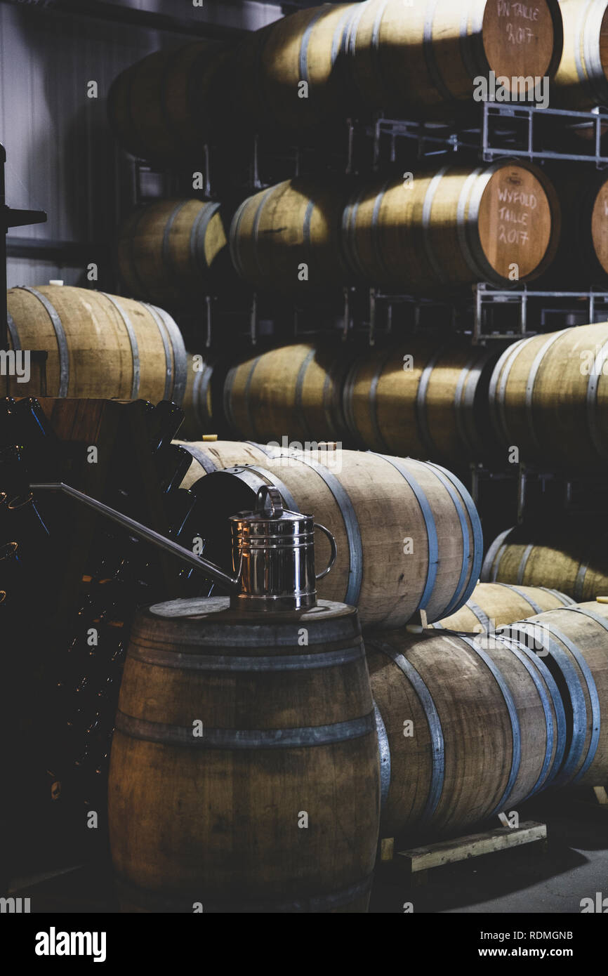 Oak barrels tree hi-res stock photography and images - Alamy