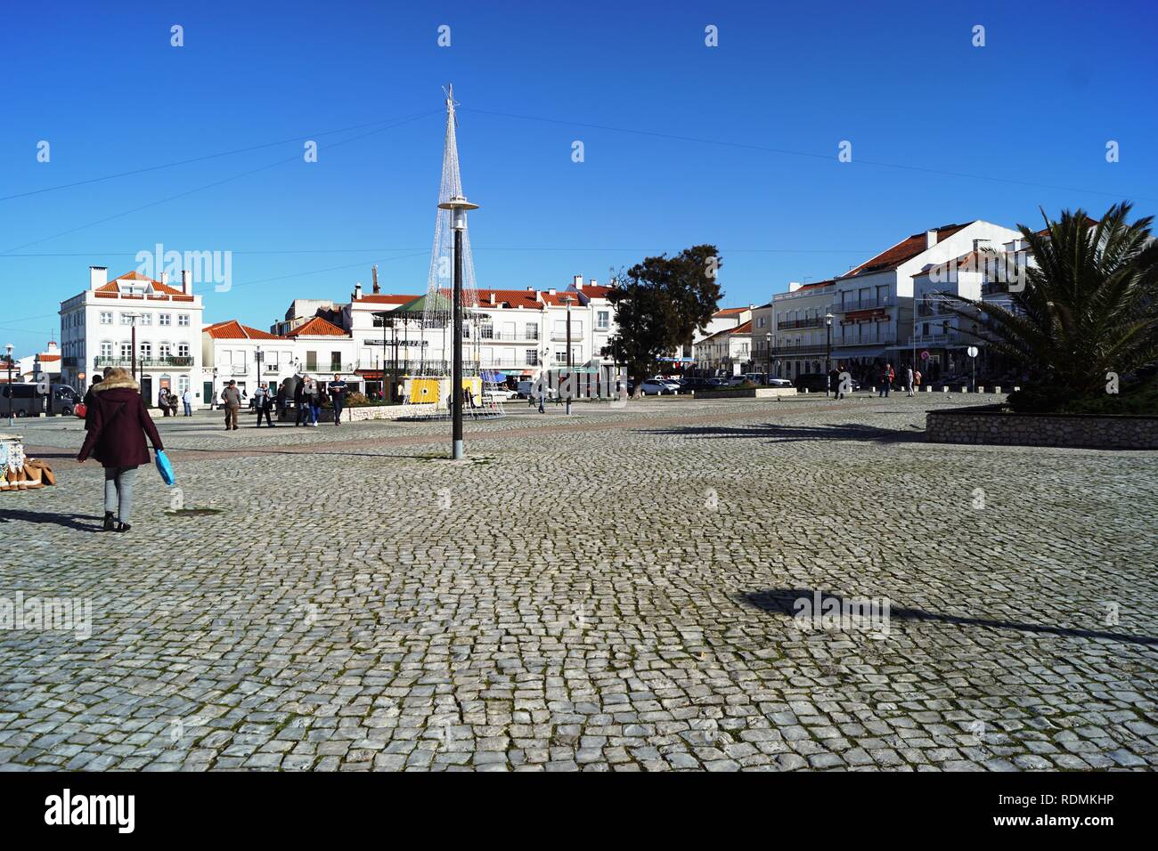 The Sitio District of Nazare, Portugal Stock Photo - Alamy