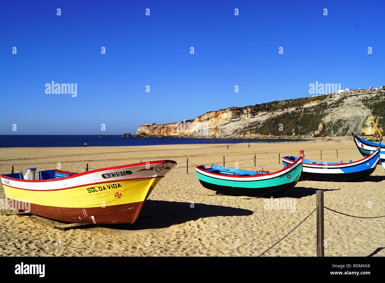 The Sitio District of Nazare, Portugal Stock Photo - Alamy