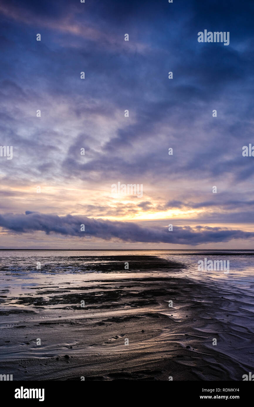 The River Ribble estuary at St Annes in Lancashire Stock Photo - Alamy