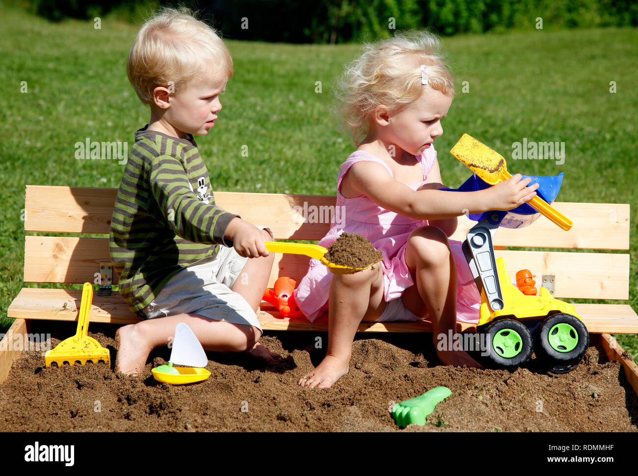 Children playing outdoors Stock Photo - Alamy