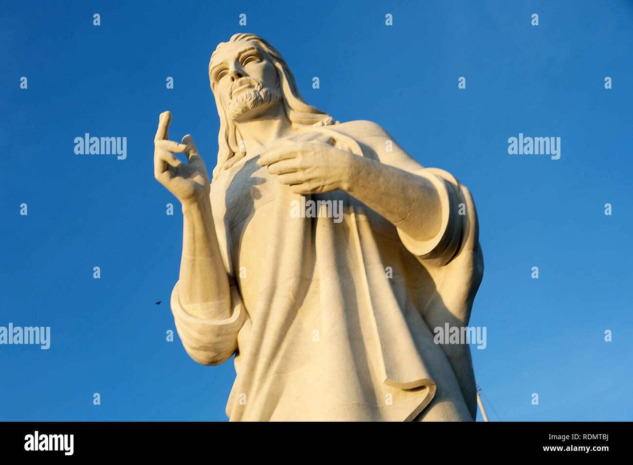 Cuban, cuba, Capital the Christ of Havana large sculpture representing ...
