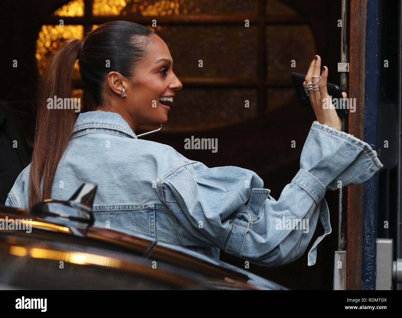 Judge Alesha Dixon arrives at Britain's Got Talent auditions at the ...