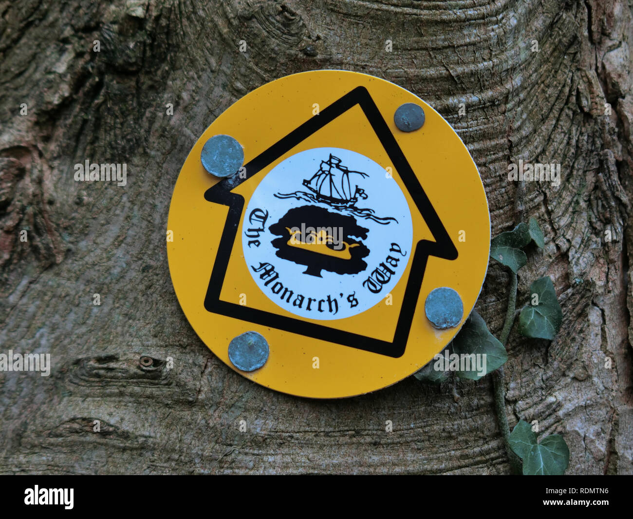 Waymarker route trail sign uk hi-res stock photography and images - Alamy
