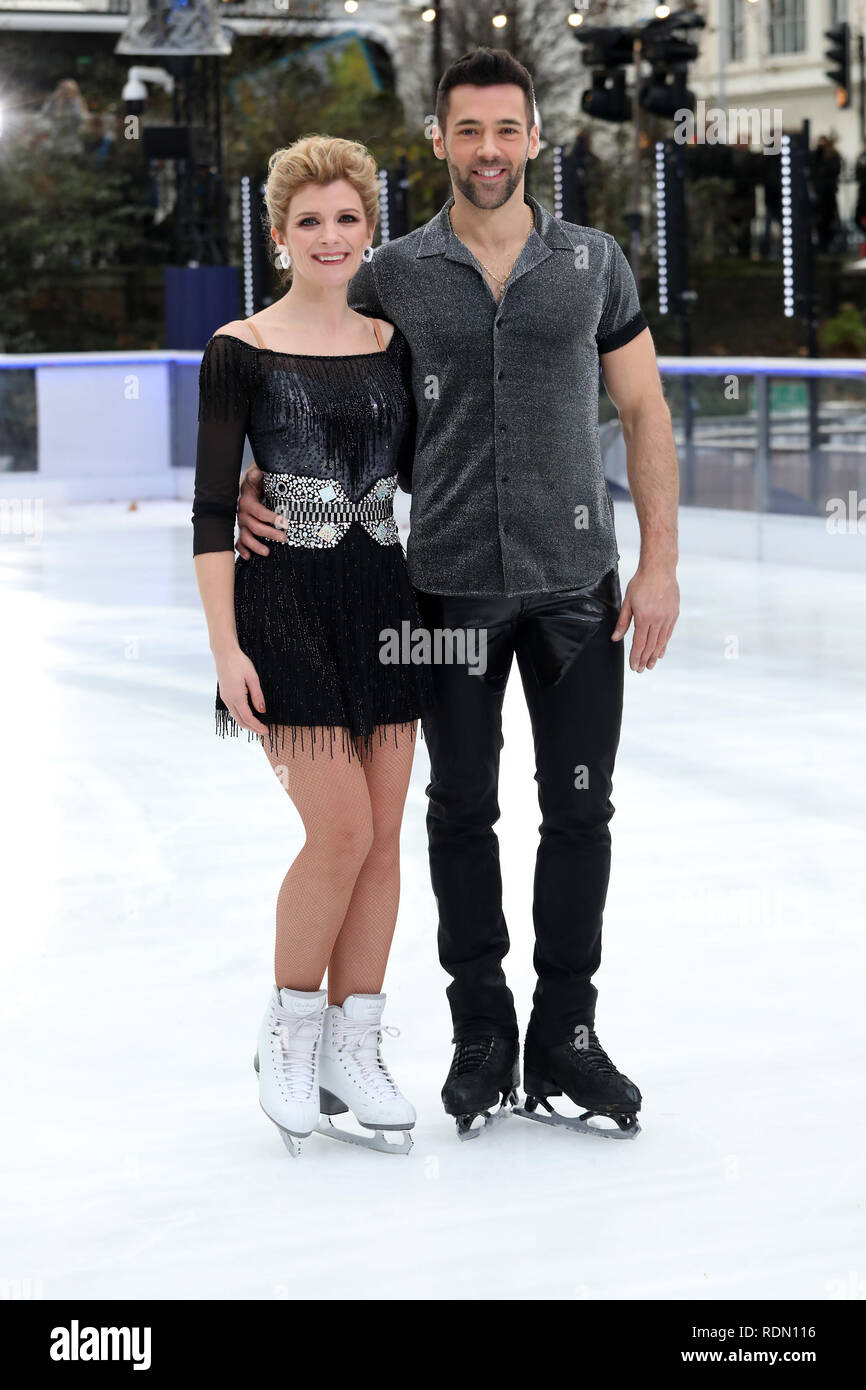Dancing on Ice photocall held at the Natural History Museum ice rink ...