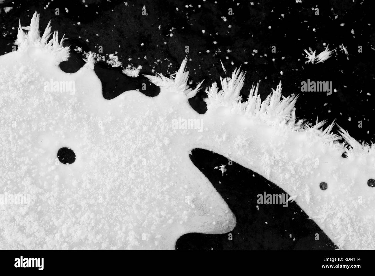 Abstract Ice Design Stock Photo - Alamy